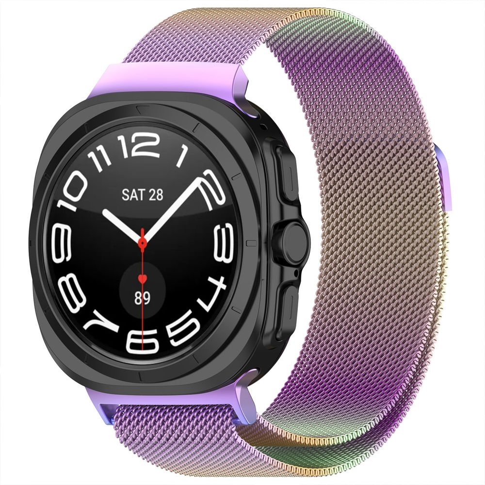 Samsung Galaxy Watch Ultra 47mm İle Uyumlu Milanese Paslanmaz Manyetik ...